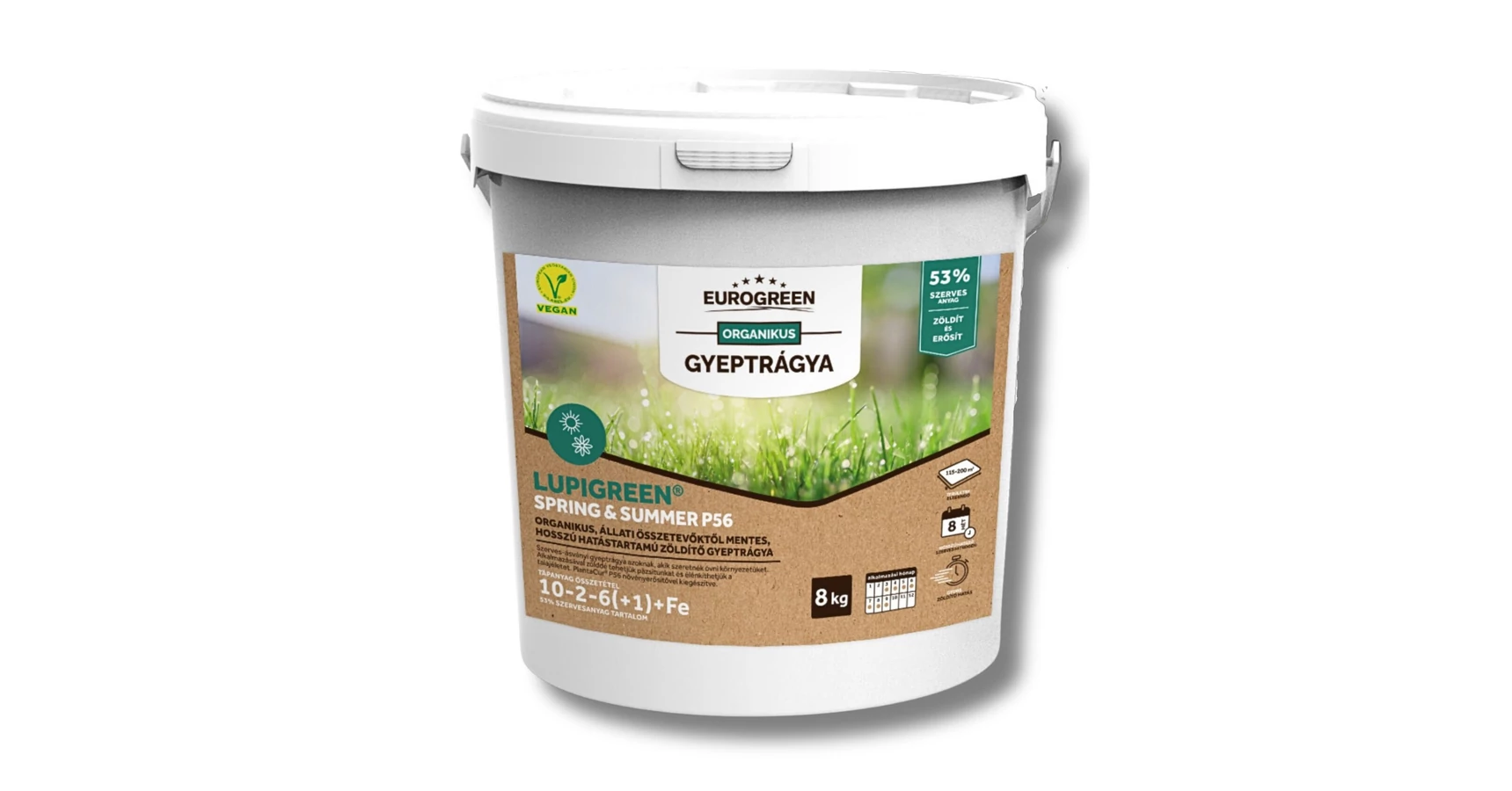 EUROGREEN Lupigreen Spring & Summer növényi eredetű szerves gyeptrágya ...
