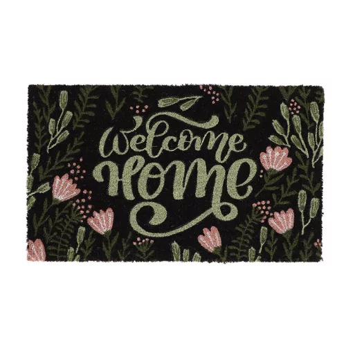 Kókuszrost lábtörlő welcome home feliratos 75x45 cm | www.shop.ttakacs.hu